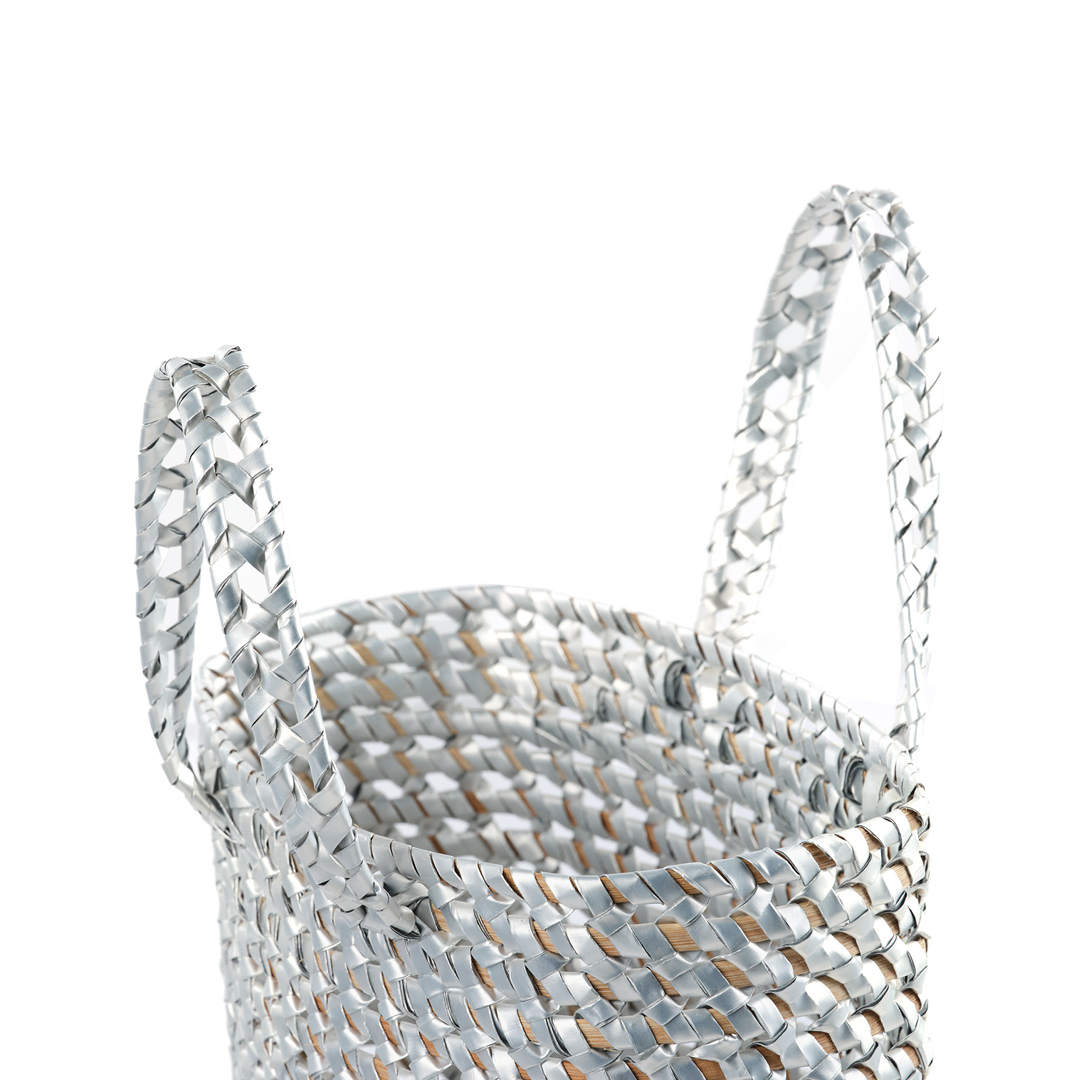 SMALL RATTAN TOTE by KILUS FOUNDATION